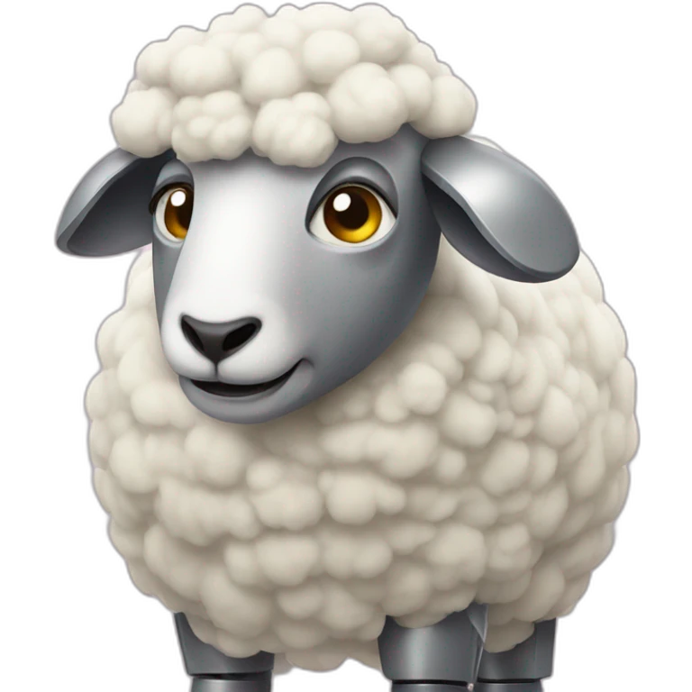 robot sheep emoji | AI Emoji Generator