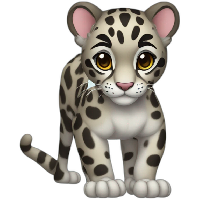 Clouded Leopard Full Body emoji | AI Emoji Generator