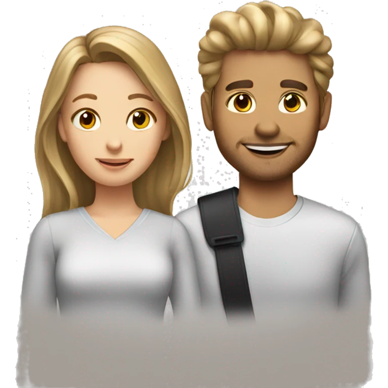Two girls with bronde hair and one guy – Colleagues emoji | AI Emoji ...