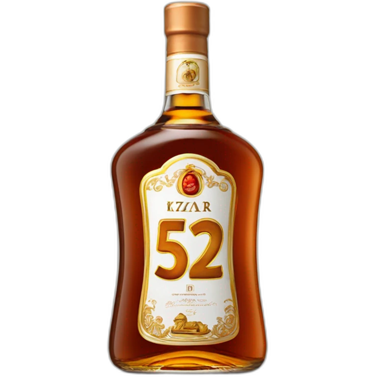 bottle of 52 years Kizlyar brandy emoji | AI Emoji Generator