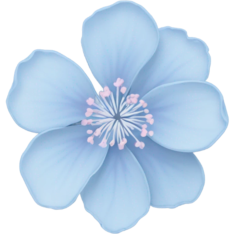 blue sakura flower emoji | AI Emoji Generator