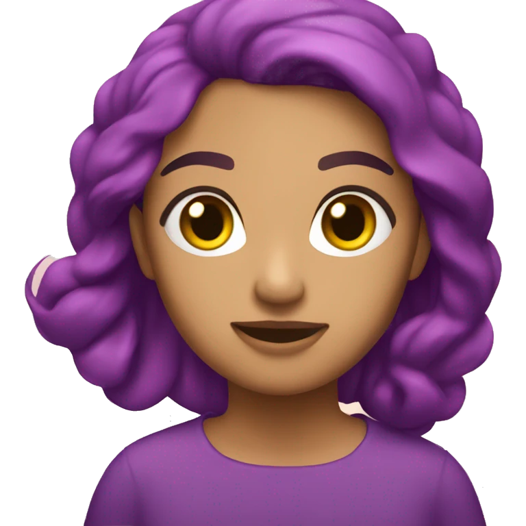 Rosa color morado emoji | AI Emoji Generator