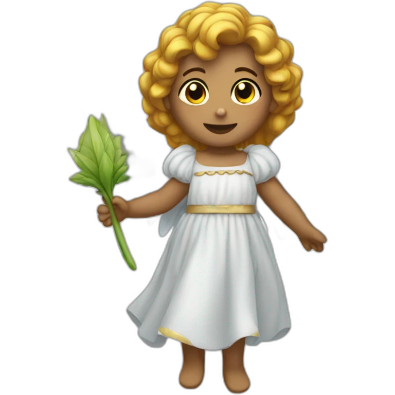 Ange qui sourit emoji | AI Emoji Generator