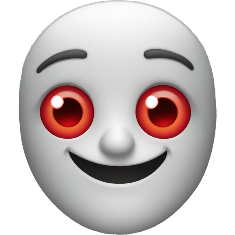 Normal 😃 emoji with Red eyes and in the background smoke emoji | AI ...
