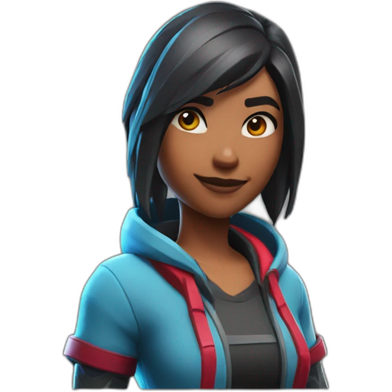 Fortnite skin rubi emoji | AI Emoji Generator