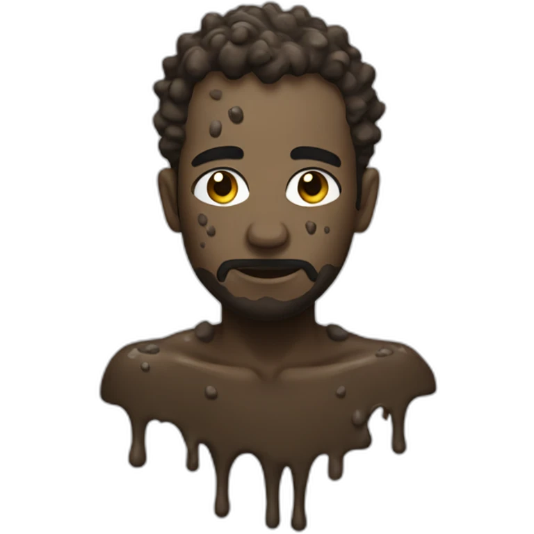 Abraham linkin covered in mud emoji | AI Emoji Generator