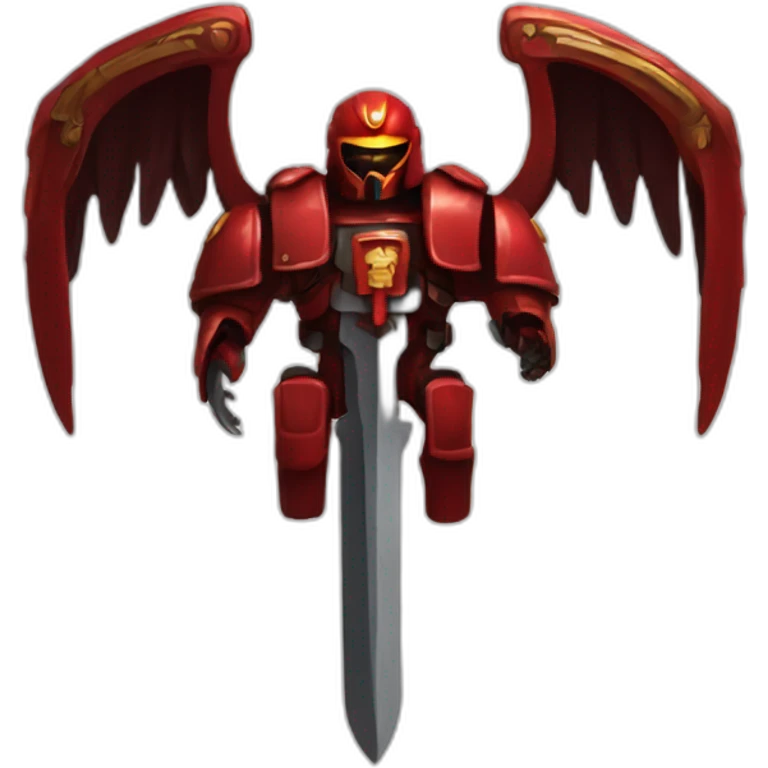 Blood angels chapter icon emoji | AI Emoji Generator