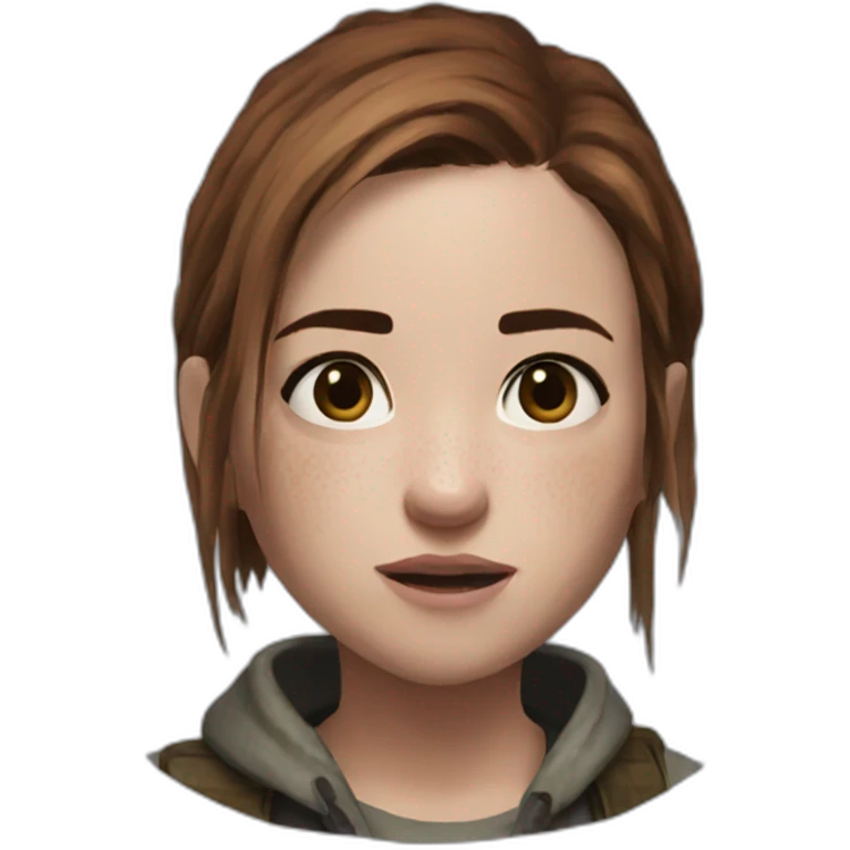 Ellie the last of us emoji | AI Emoji Generator