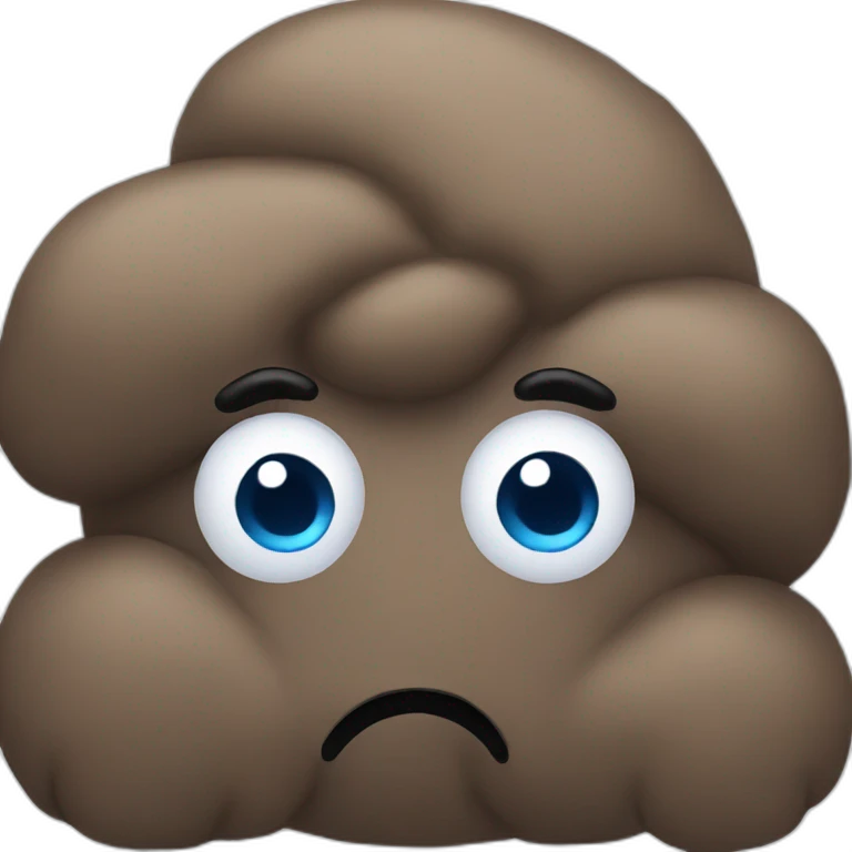 Blue poop emoji | AI Emoji Generator