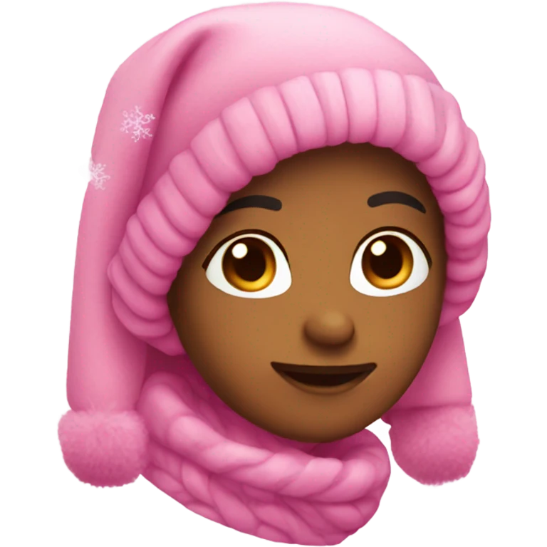 pink winter emojis emoji | AI Emoji Generator