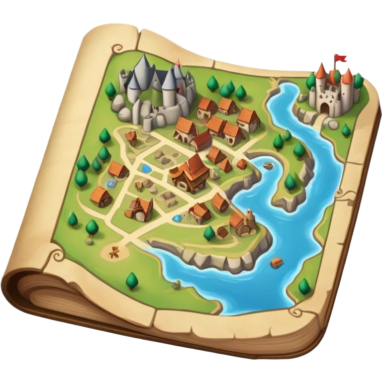 medieval dnd map icon emoji | AI Emoji Generator