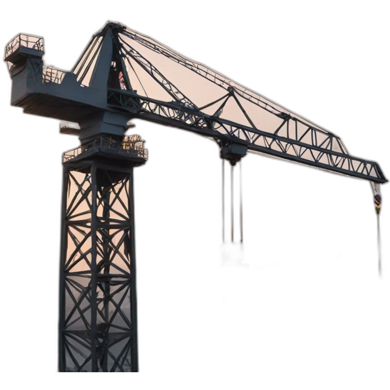 Crane on a crane emoji | AI Emoji Generator
