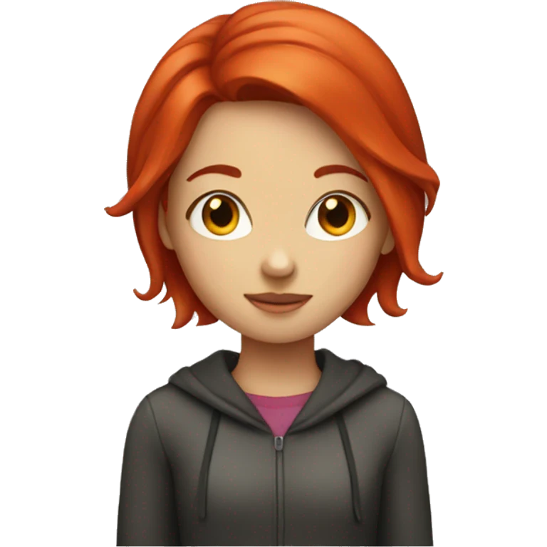 Girl with red hair emoji | AI Emoji Generator