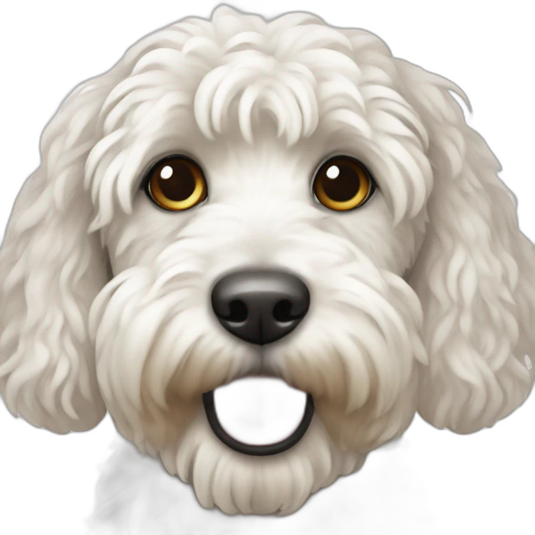 white cockapoo emoji | AI Emoji Generator