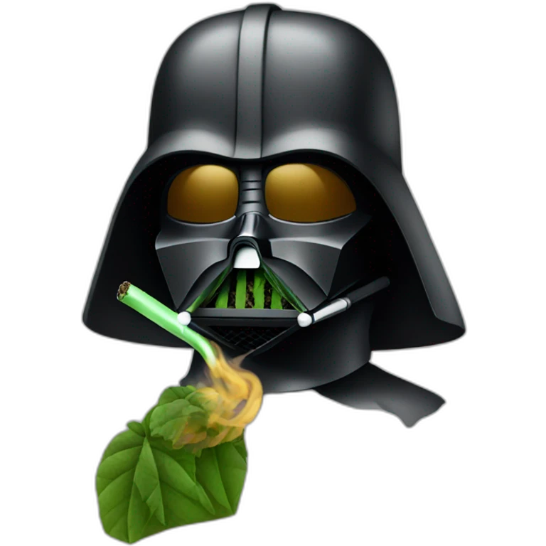 vador smoking weed emoji | AI Emoji Generator