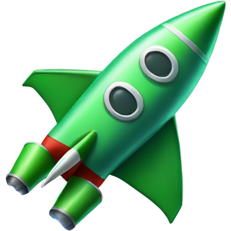 green rocket ship emoji | AI Emoji Generator