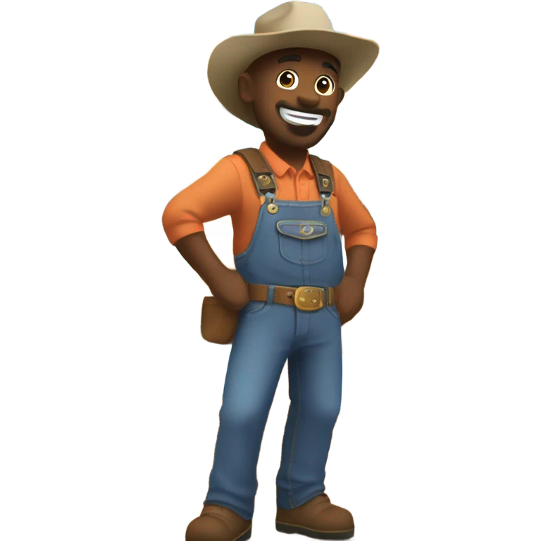 nuggets happily playing in ranch emoji | AI Emoji Generator