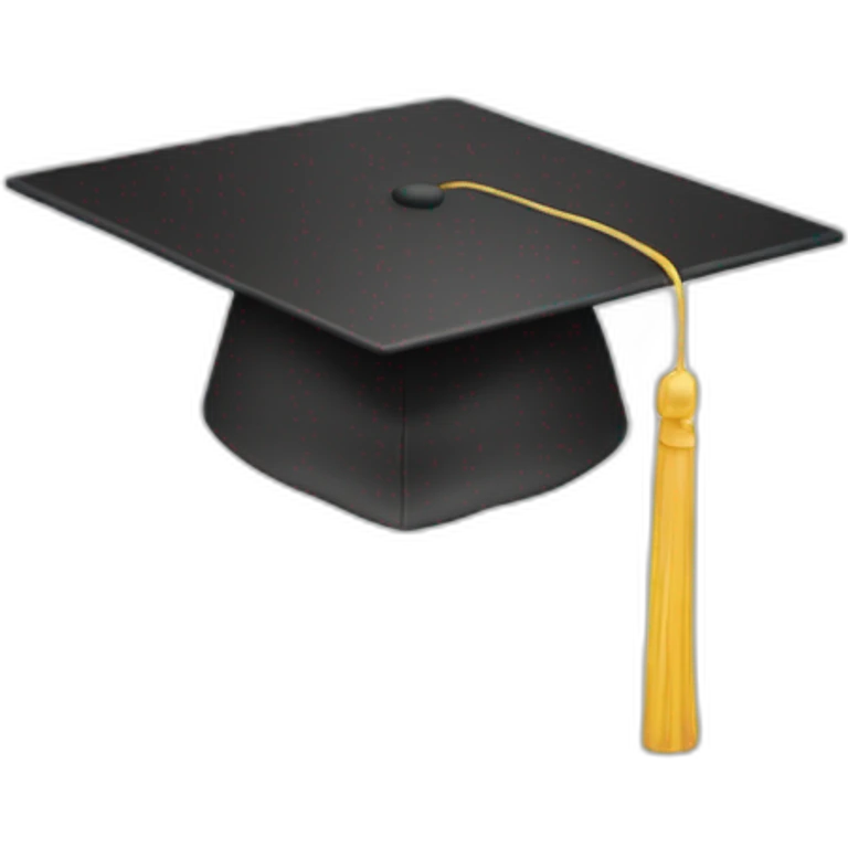 White Graduation cap emoji | AI Emoji Generator