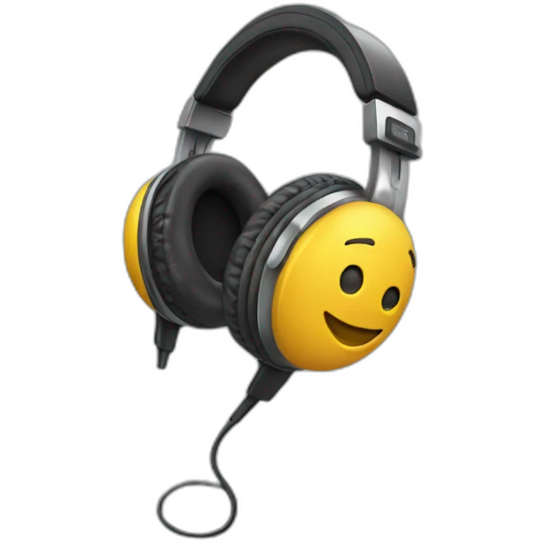 headphones with mic emoji | AI Emoji Generator