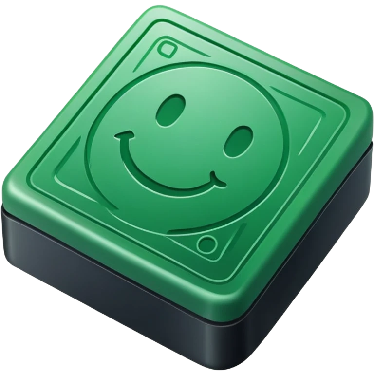 green approved stamp emoji | AI Emoji Generator