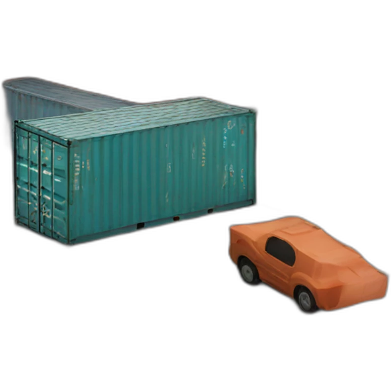 a shipping container named box park emoji | AI Emoji Generator
