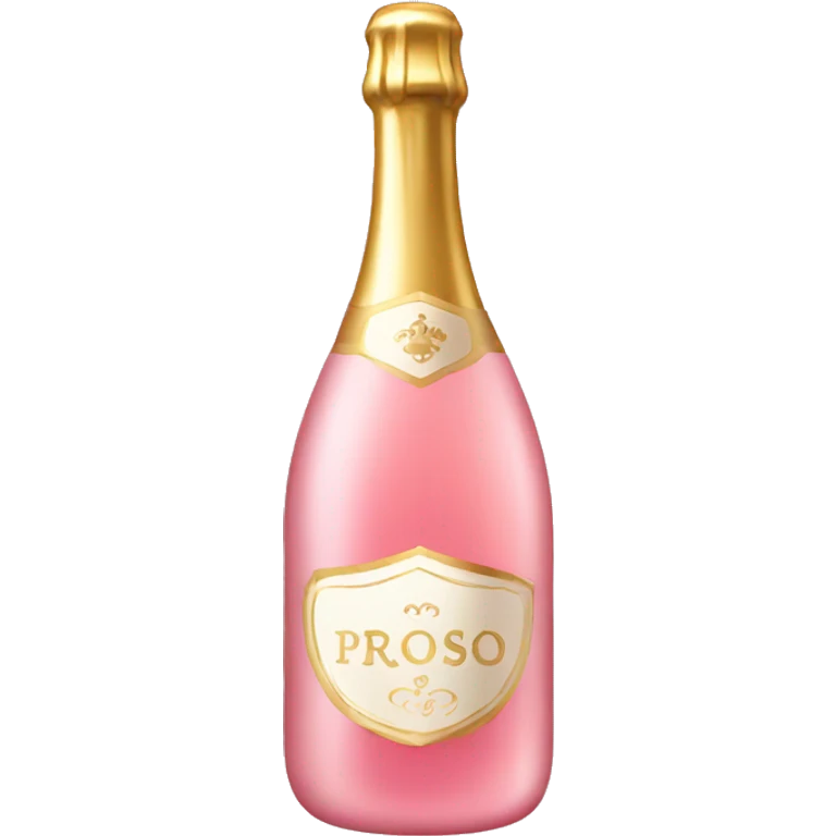 Pink Prosecco bottle emoji | AI Emoji Generator