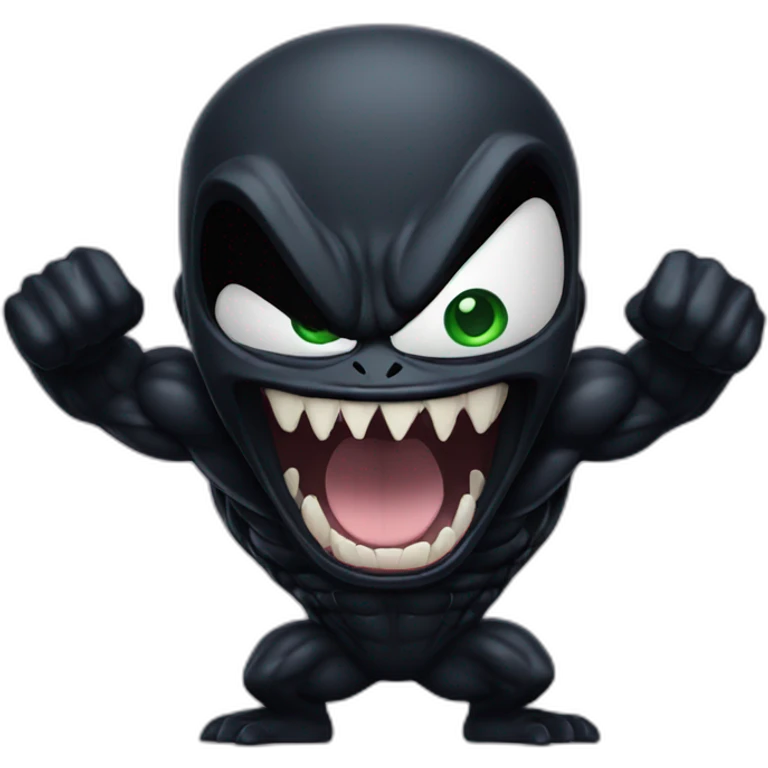 venom flexing emoji | AI Emoji Generator