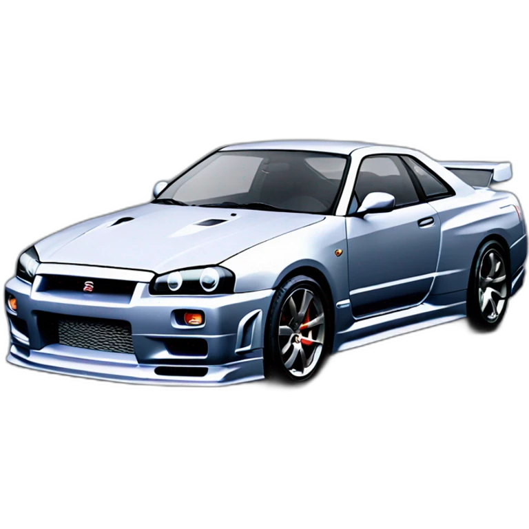 Nissan gtr r34 emoji | AI Emoji Generator