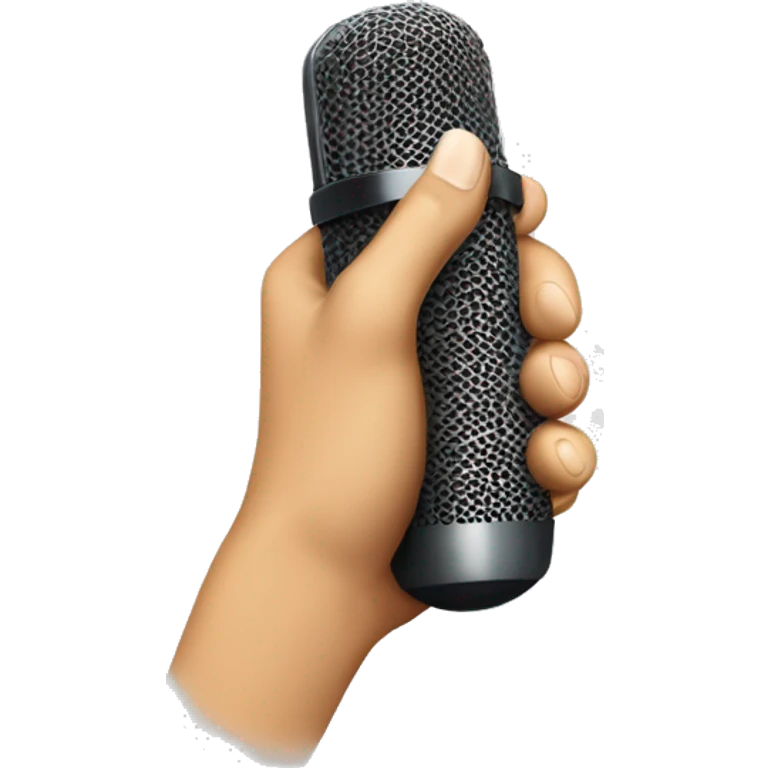 mic drop from hand emoji | AI Emoji Generator