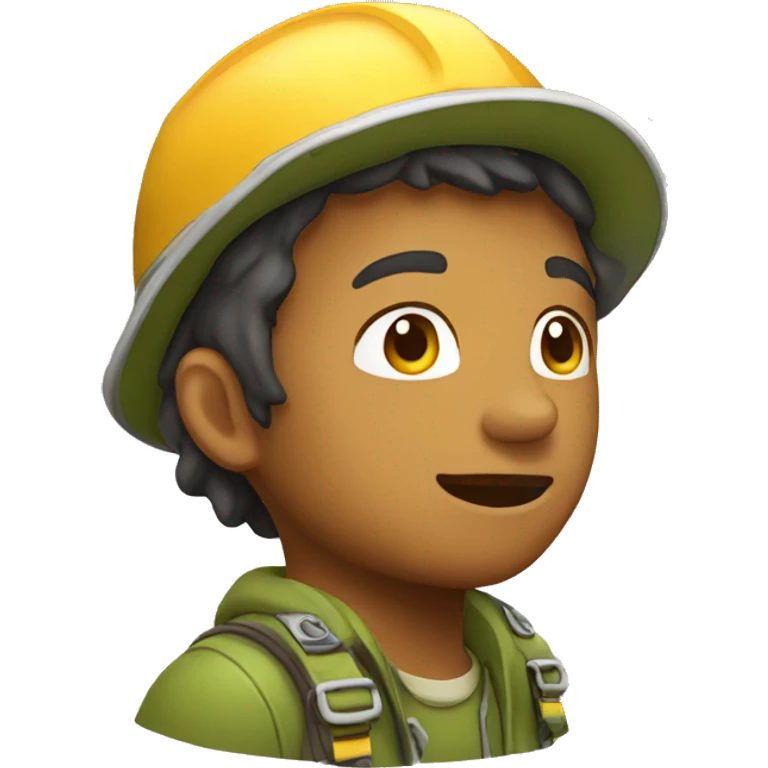 Climbing scout relief side profile style of emoji emoji | AI Emoji ...