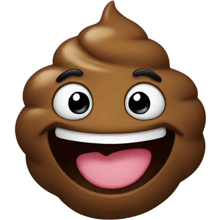 poo smiling emoji | AI Emoji Generator