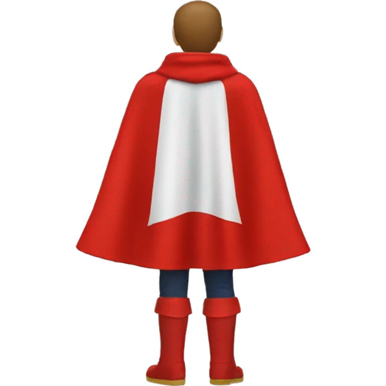 red hero cape back view emoji | AI Emoji Generator