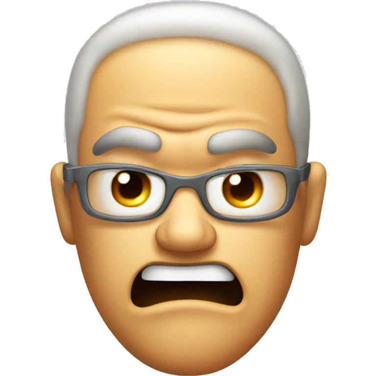 Boiling hot angry facial reaction with steam emoji | AI Emoji Generator