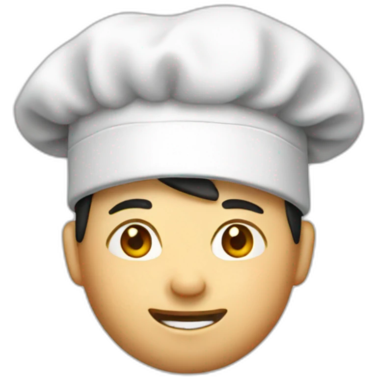 asian chef with toque emoji | AI Emoji Generator