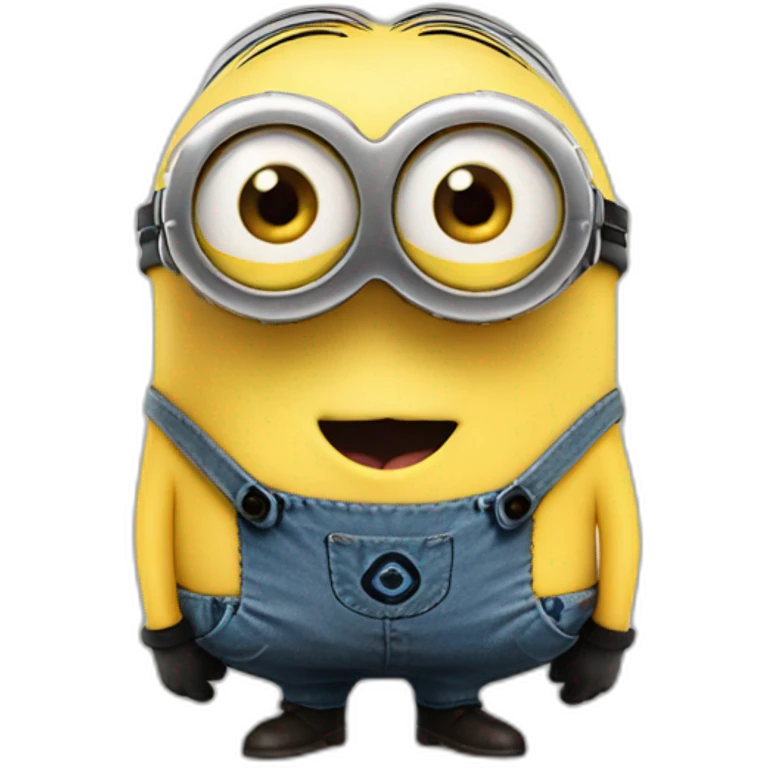 minion sticking out his tongue emoji | AI Emoji Generator