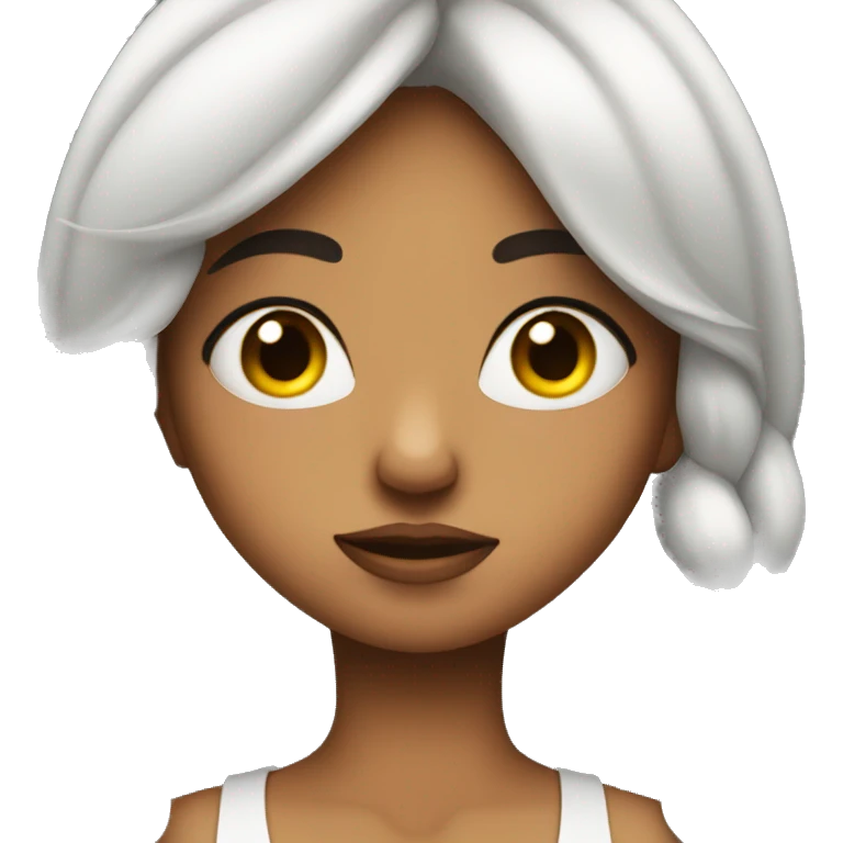 Side eye girl emoji | AI Emoji Generator