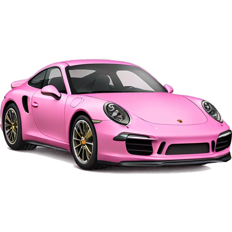 Pink Porsche 911 emoji | AI Emoji Generator