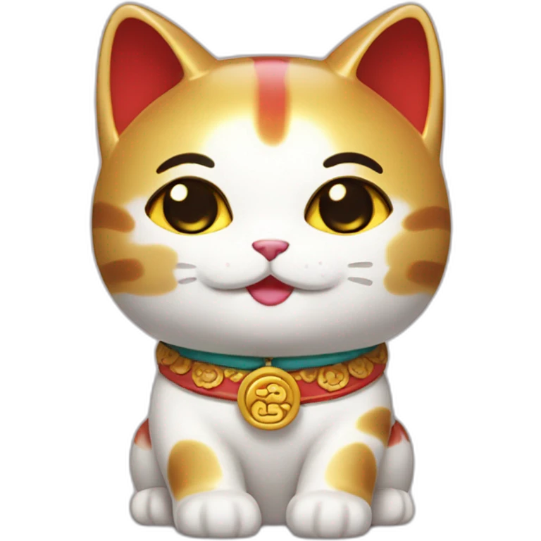 the cutest maneki neko ever emoji | AI Emoji Generator