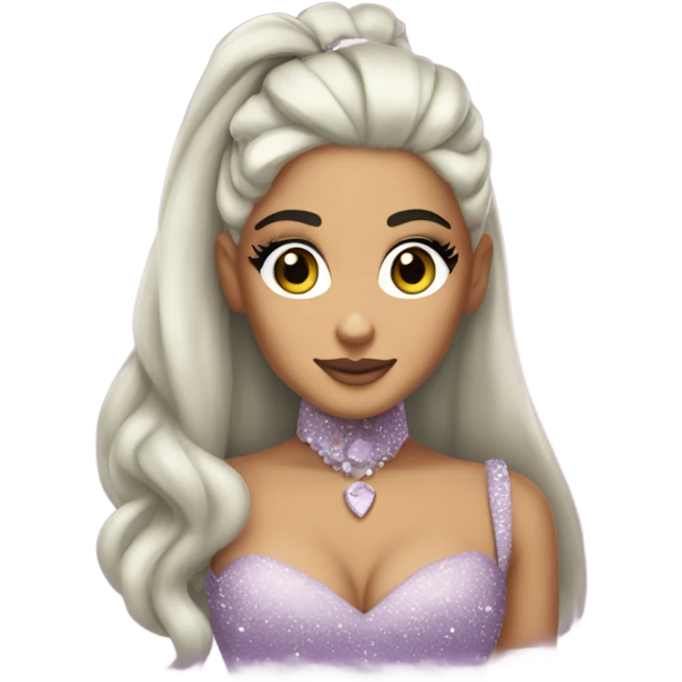 Ariana Grande as Galinda from wicked emoji | AI Emoji Generator