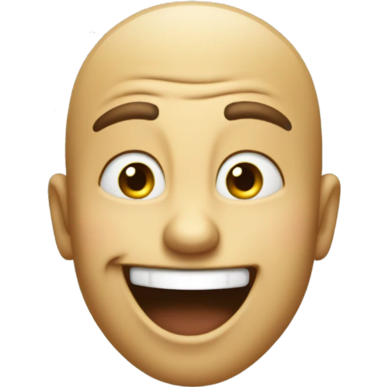 Face with laughing while pointing forward emoji | AI Emoji Generator