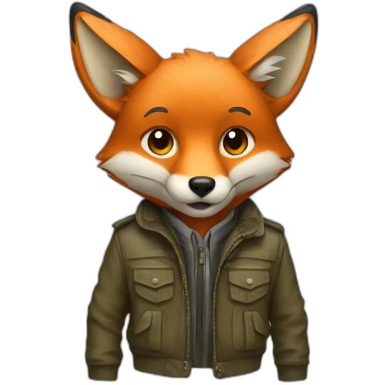 fox wearing jacket emoji | AI Emoji Generator
