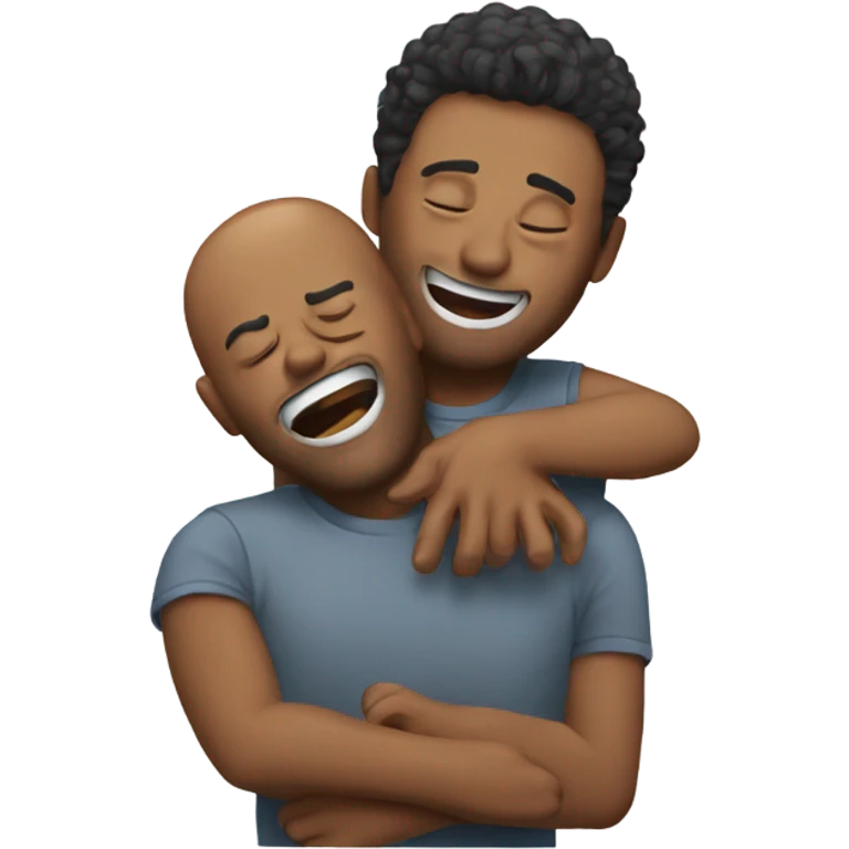 Man getting tickled emoji | AI Emoji Generator