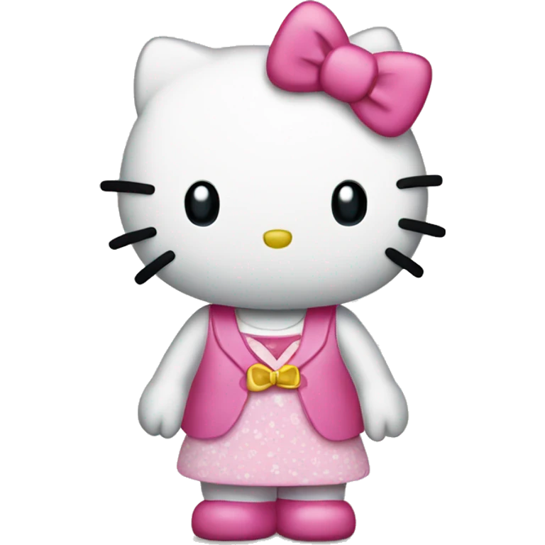 Hello kitty standing emoji | AI Emoji Generator