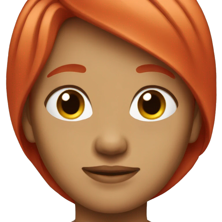 bright red hair emoji | AI Emoji Generator