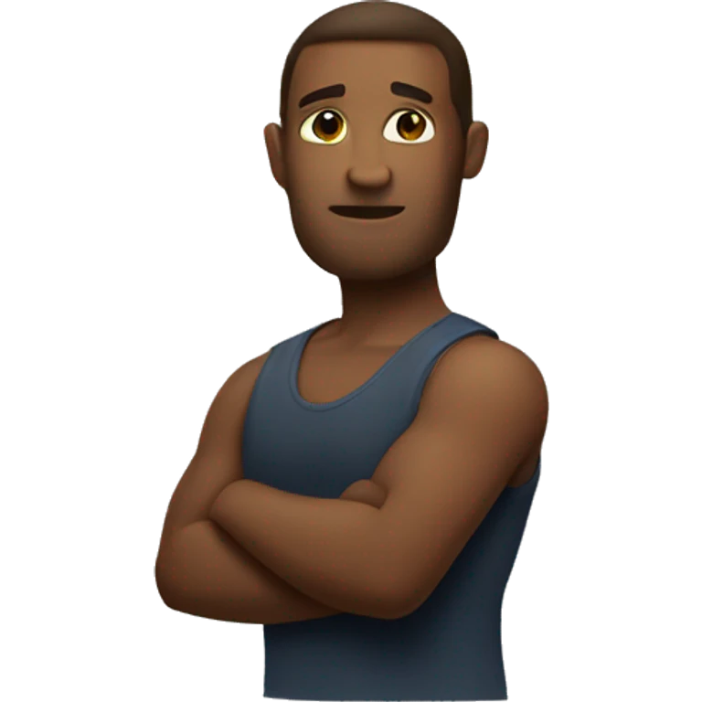 Judgy emoji with arms crossed emoji | AI Emoji Generator