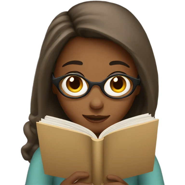 girl reading emoji | AI Emoji Generator