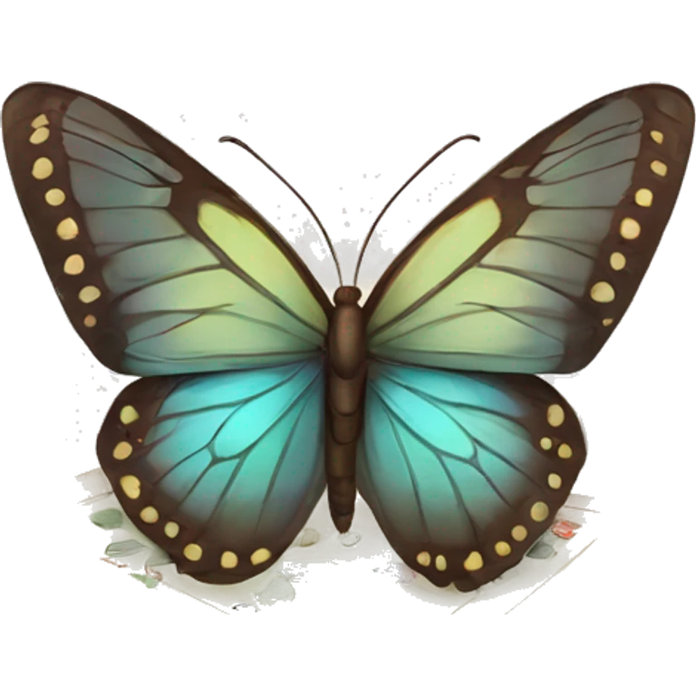 Mariposa con cartas emoji | AI Emoji Generator