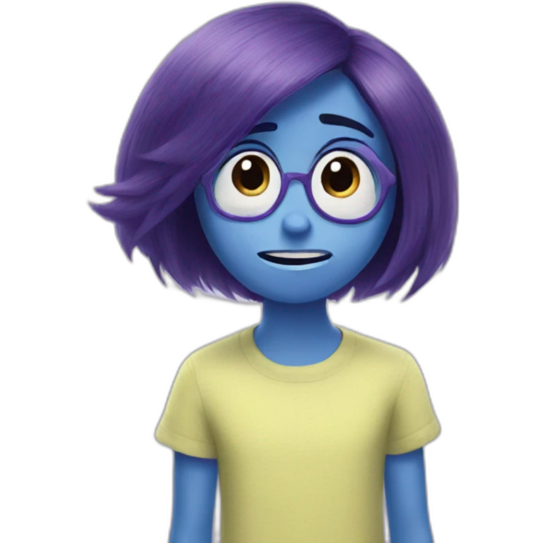 Fear in inside out emoji | AI Emoji Generator