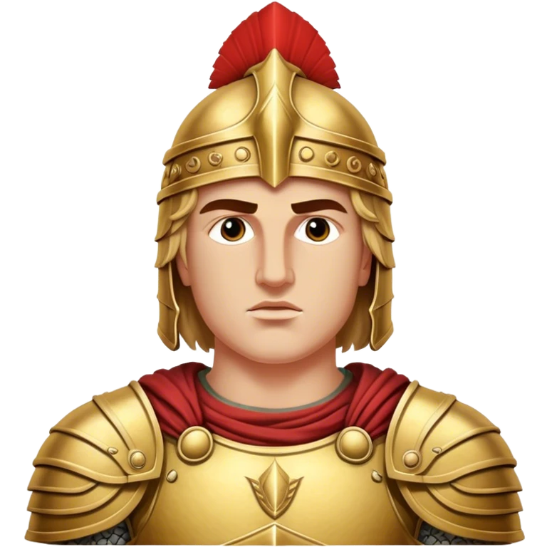 Cinematic Realistic Alexander the Great Portrait Emoji, depicted as a ...