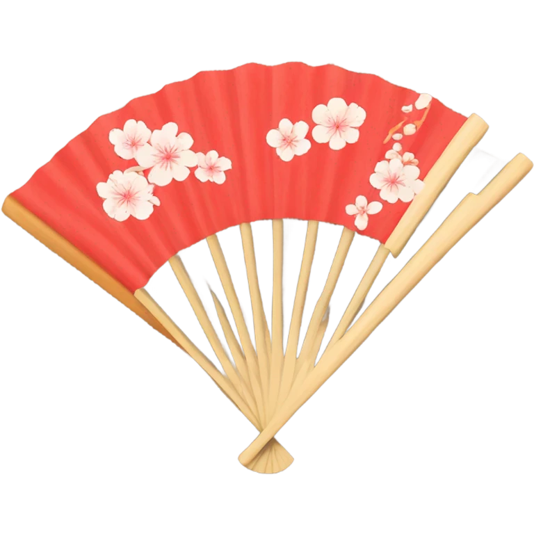 Japan Hand fan emoji | AI Emoji Generator